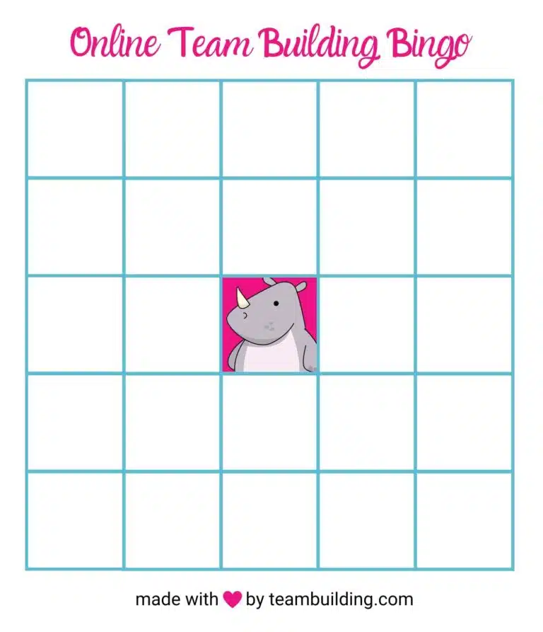 Online Team Building Bingo: Rules & Free Game Board