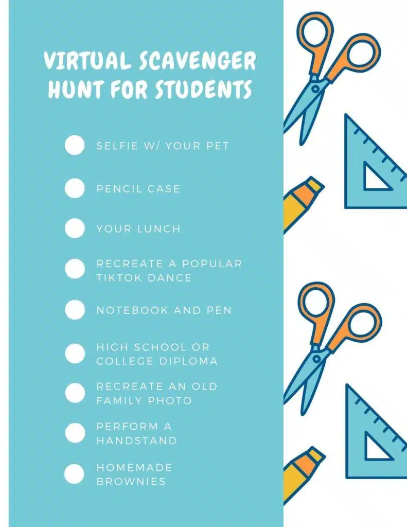 Virtual Scavenger Hunt Ideas & Sample Lists