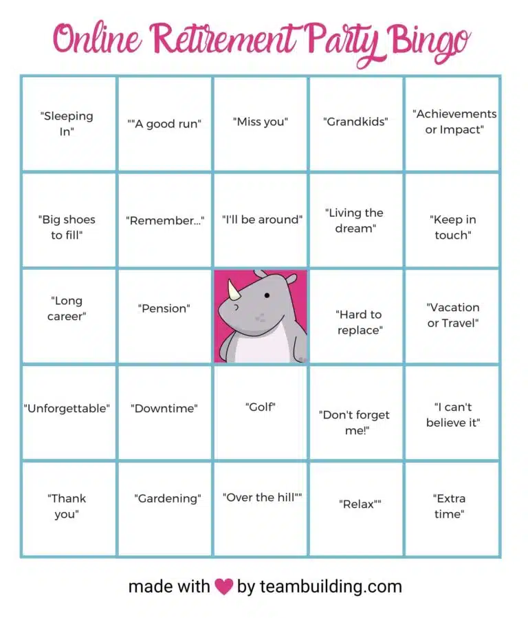 18 Best Virtual Retirement Party Ideas & Games