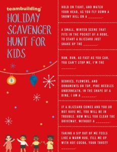 9 Best Holiday Scavenger Hunt Templates (Printable!)