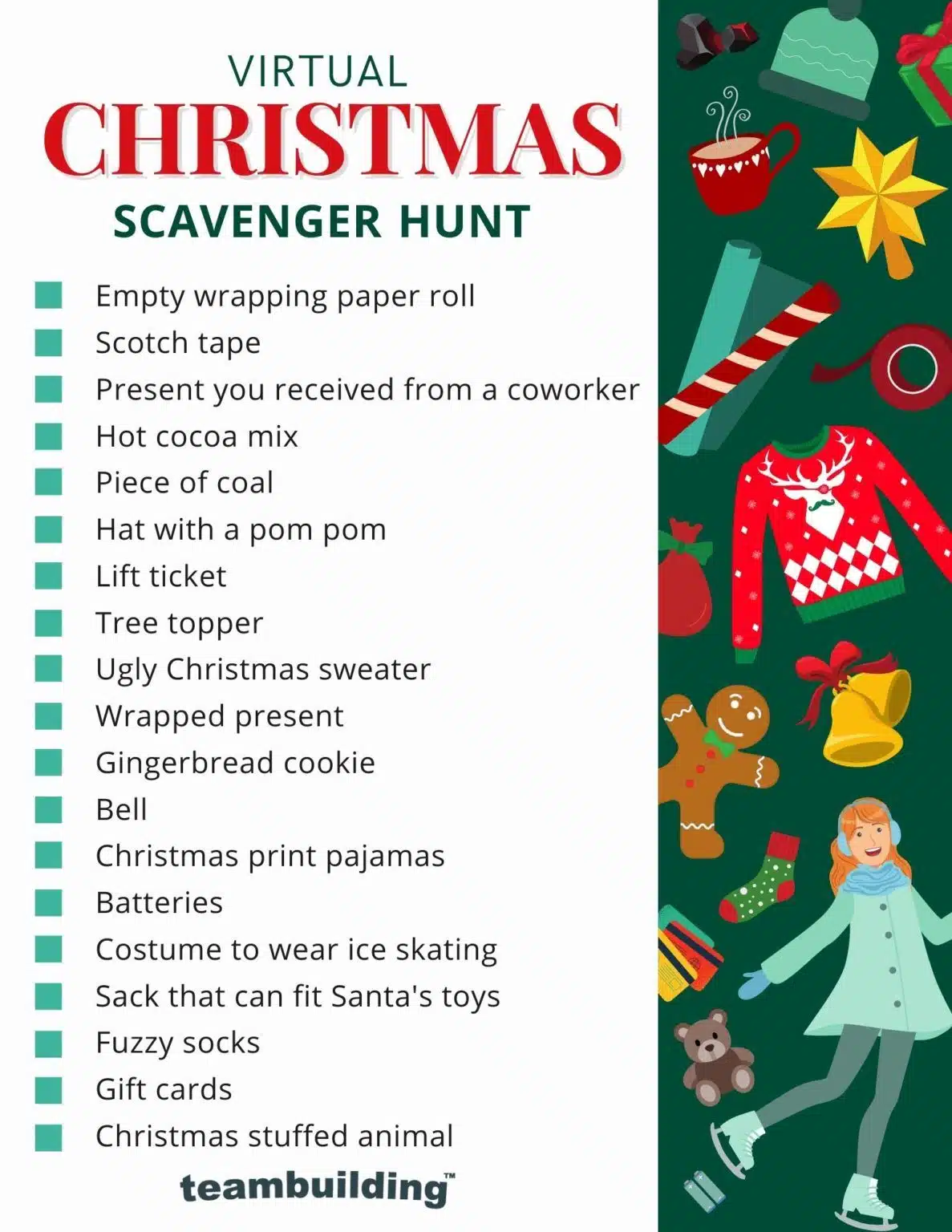 9 Best Holiday Scavenger Hunt Templates (Printable!)