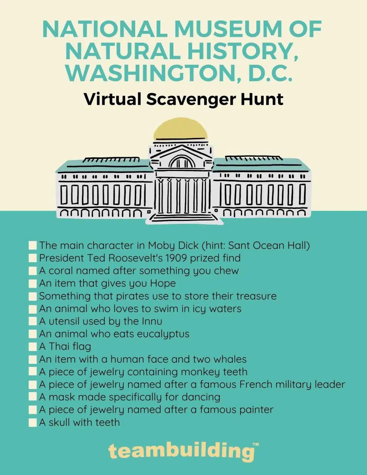 18 Free Virtual Museum Scavenger Hunt Templates for Groups