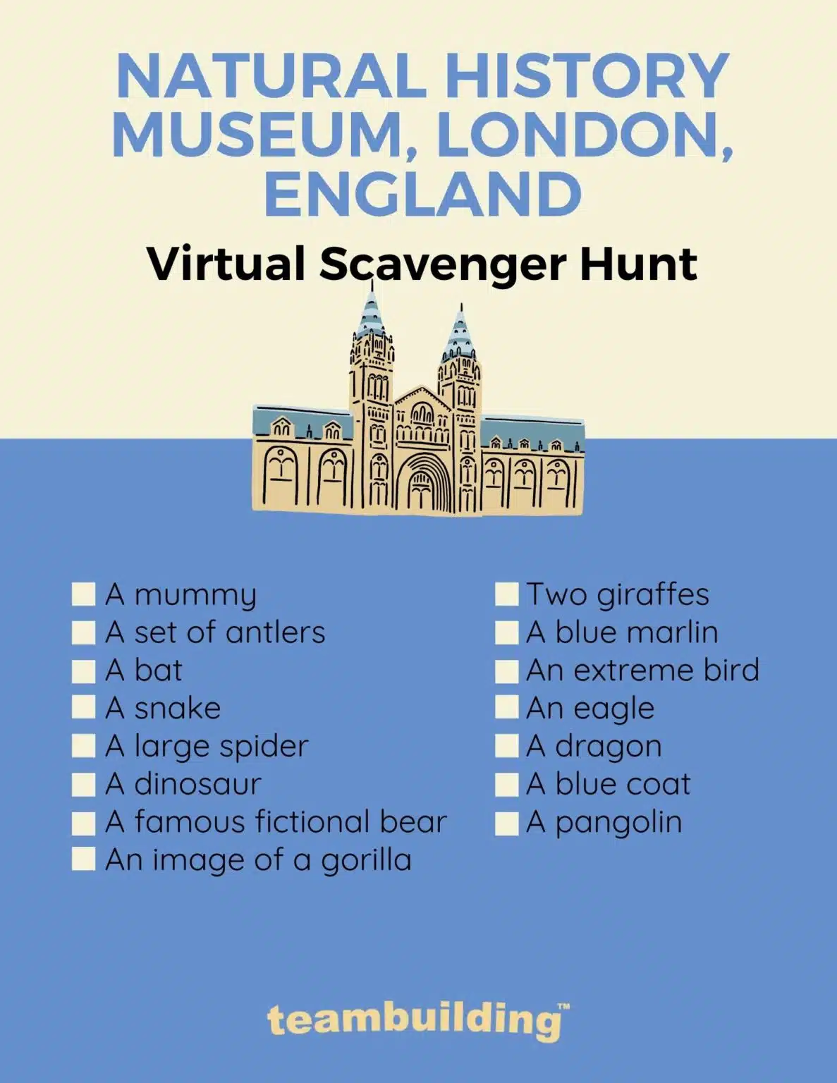 18 Free Virtual Museum Scavenger Hunt Templates for Groups
